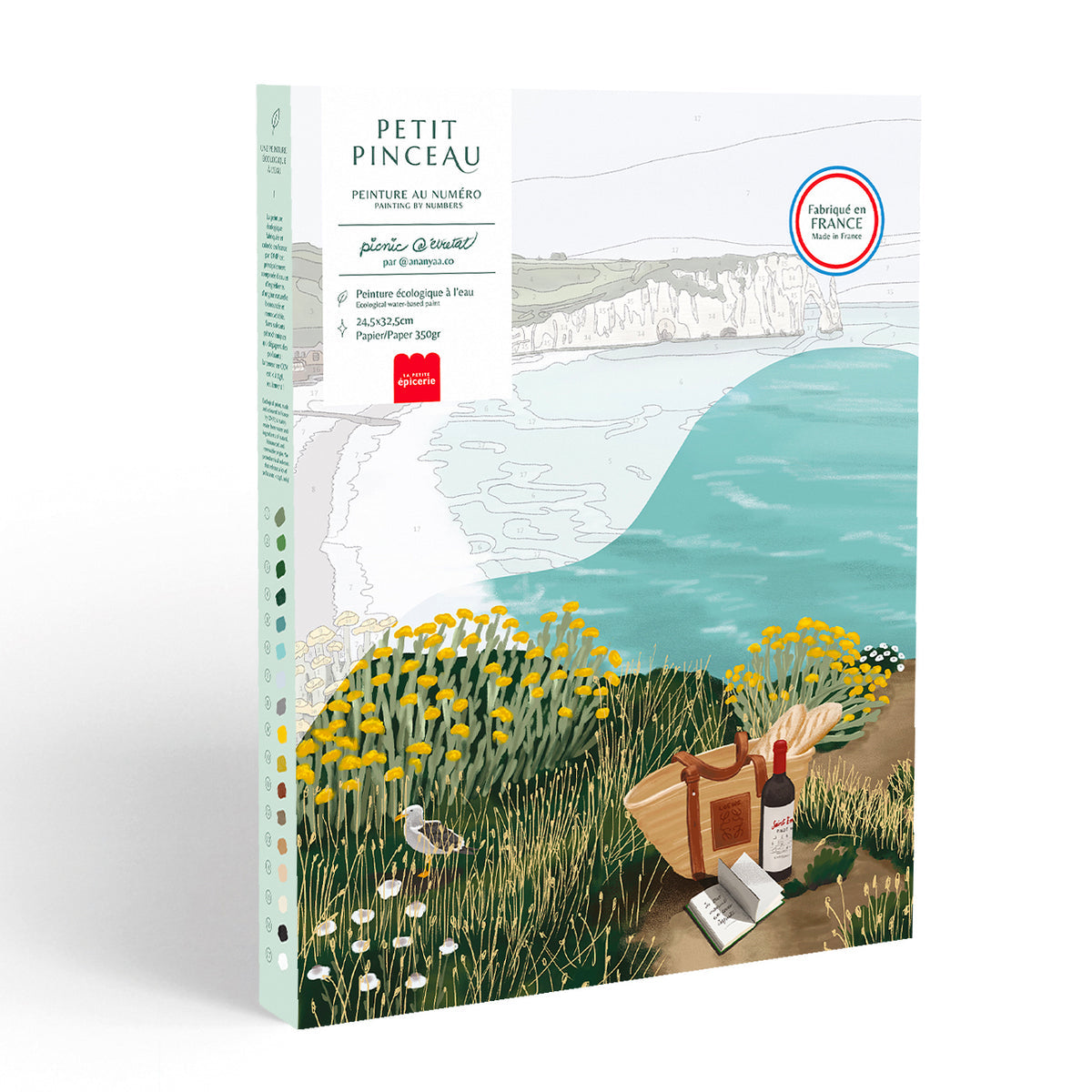 Kit de peinture Picnic à Etretat – Do you speak français